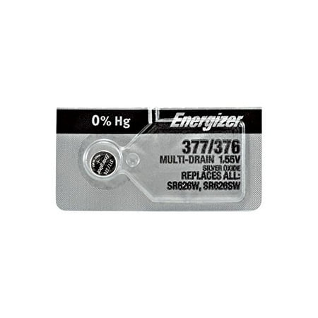 Ebat Energizer 377-376 Ea 0% Mercury Watch Battery - Walmart.com