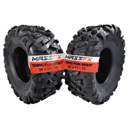Forerunner Mars B Pair of 2 ATV UTV Mud Tires, 26x11-12 55F 6 Ply ...