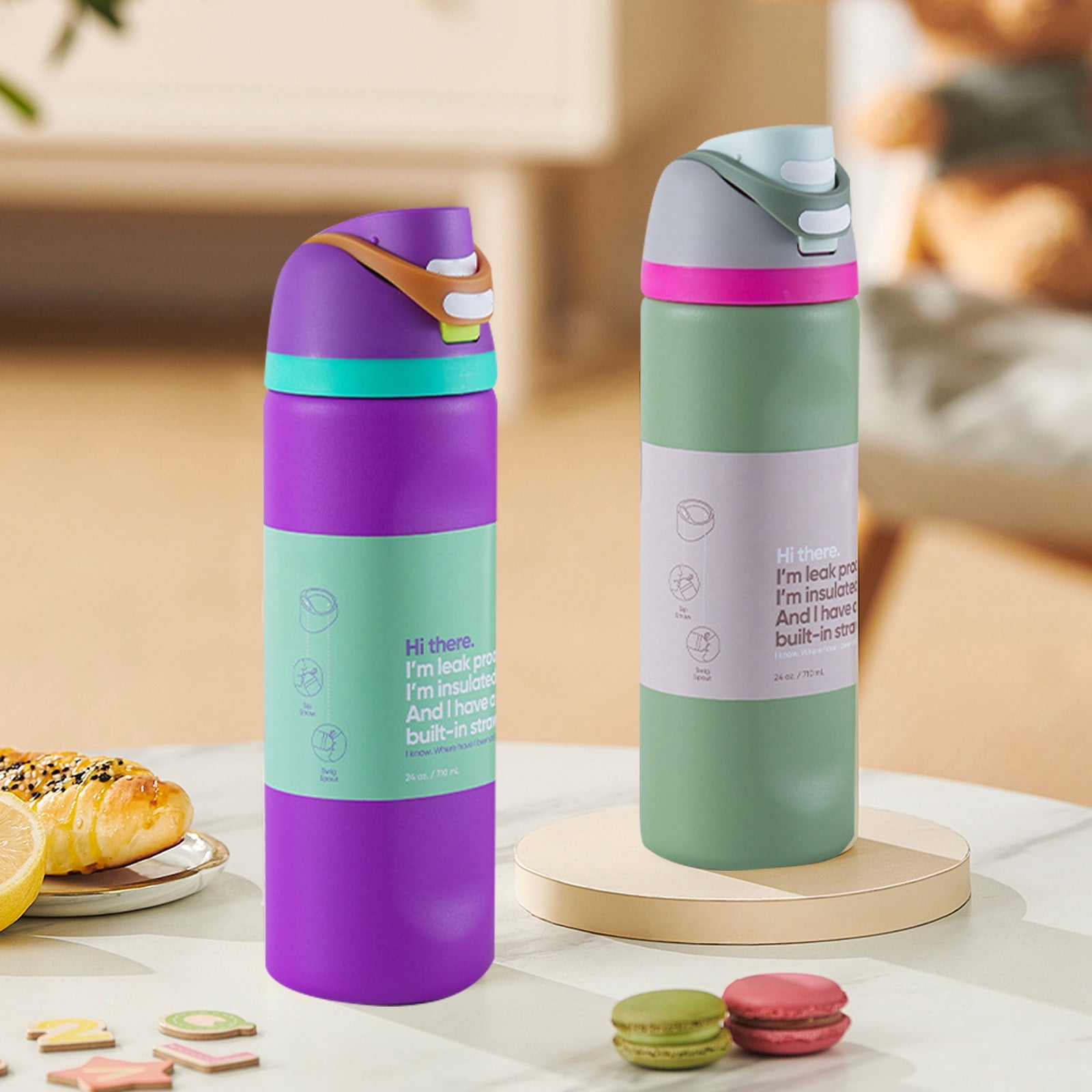 Click here for Owala Stainless Steel Water Bottle 24 Oz - Sky Blu... prices