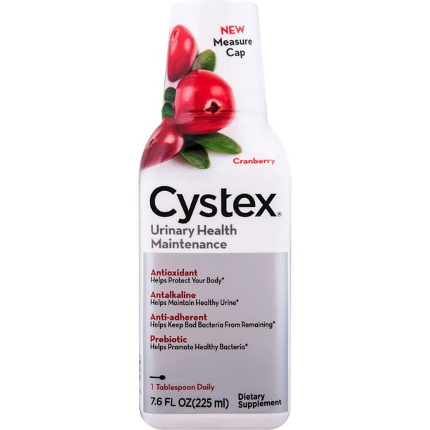 Cystex Urinary Health Cranberry Flavor 7.6oz Each - Walmart.com ...
