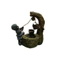 23 Inch Boy Fetching Water From Well Fountain - Walmart.com