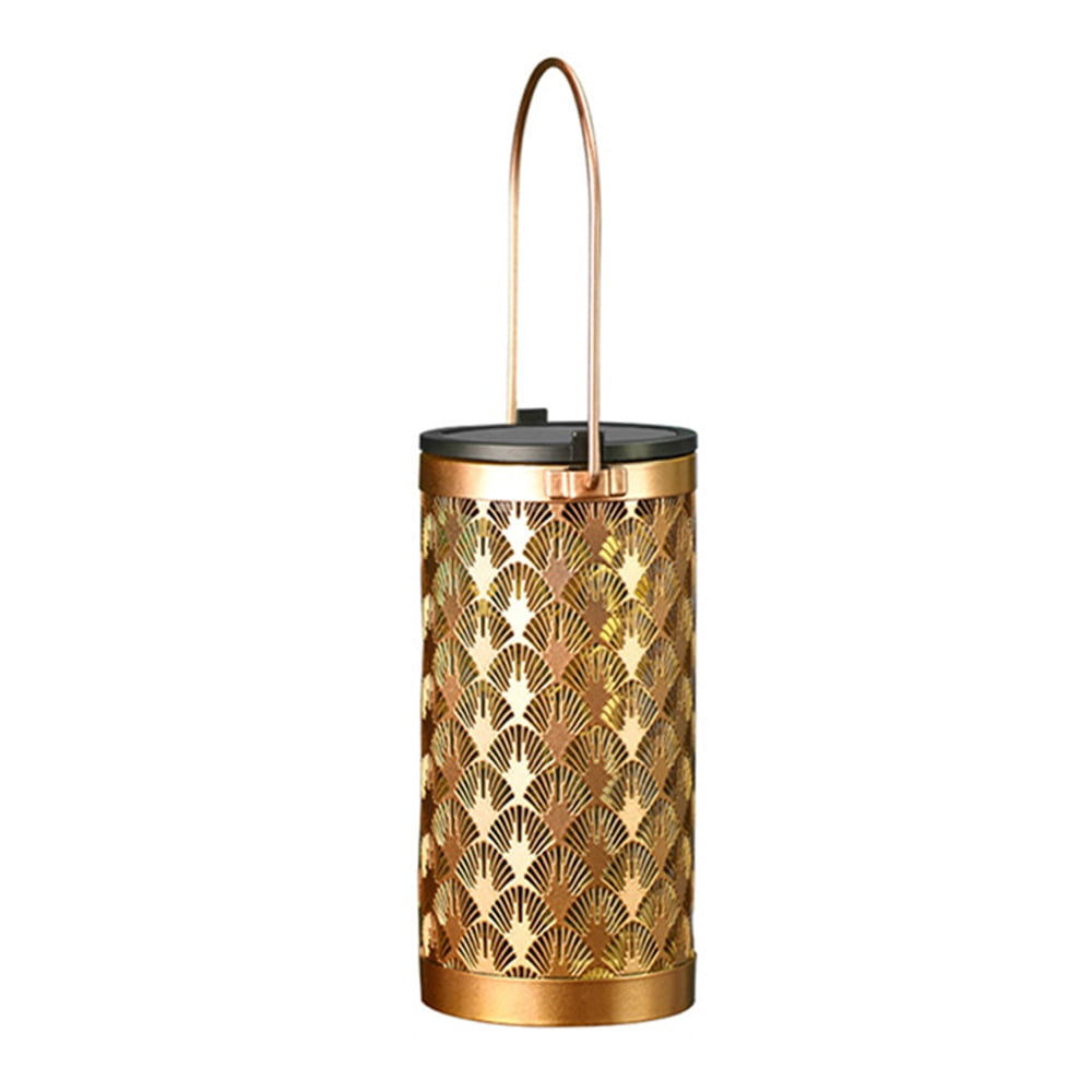 Solar Lights Outdoor, Hanging Lanterns, Retro Metal Solar Lights for ...