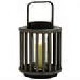Unique And Attractive Round Shaped Wood Glass Lantern - Walmart.com