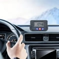 Digital LCD Car Clock with Stand and Manual, Portable and Multipurpose ...