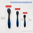 Compacts Precisions Ratchets Handle Tool Direction Adjustable Thumb ...