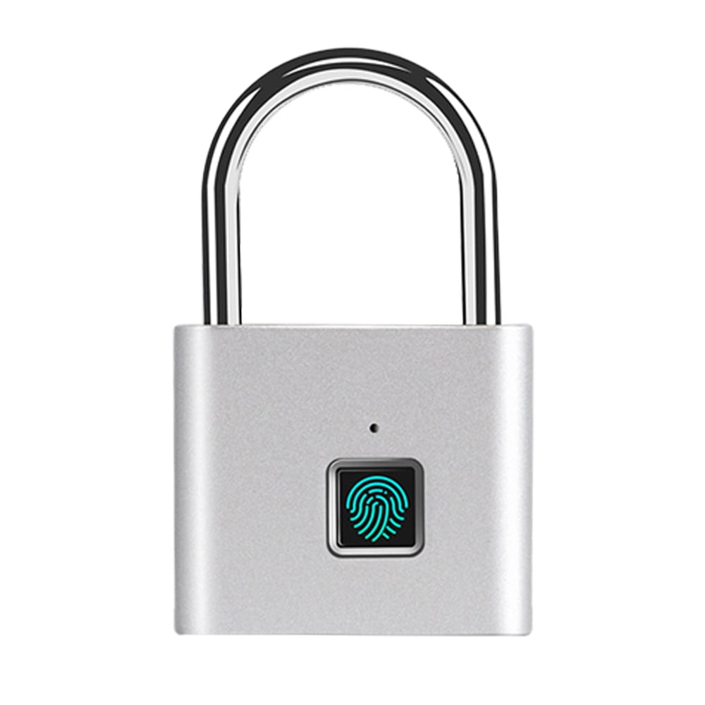 Candado de huella digital con carga USB Cerradura electrónica de ...