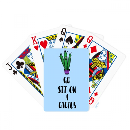 Go Sit On A Cactus Poker Playing Card Tabletop Board Game | Walmart Canada