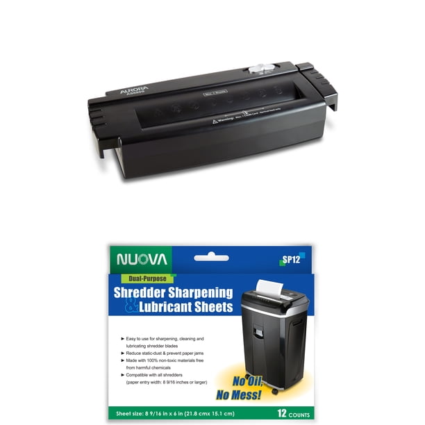 6 Sheet Stripcut Shredder and Shredder Sheets Bundle - Walmart.com