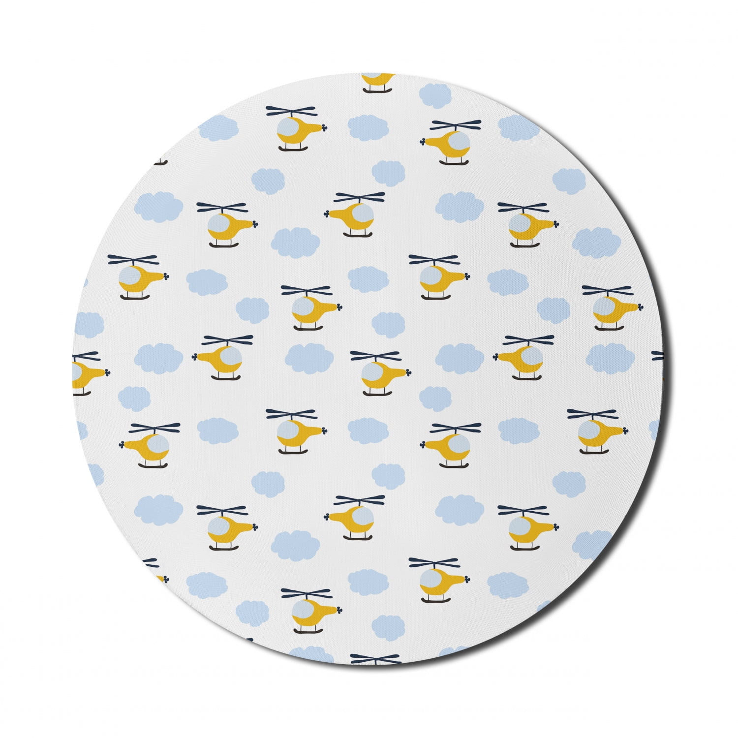 Cartoon Mouse Pad for Computers, Aircraft in Clouds Children Boys Girls ...