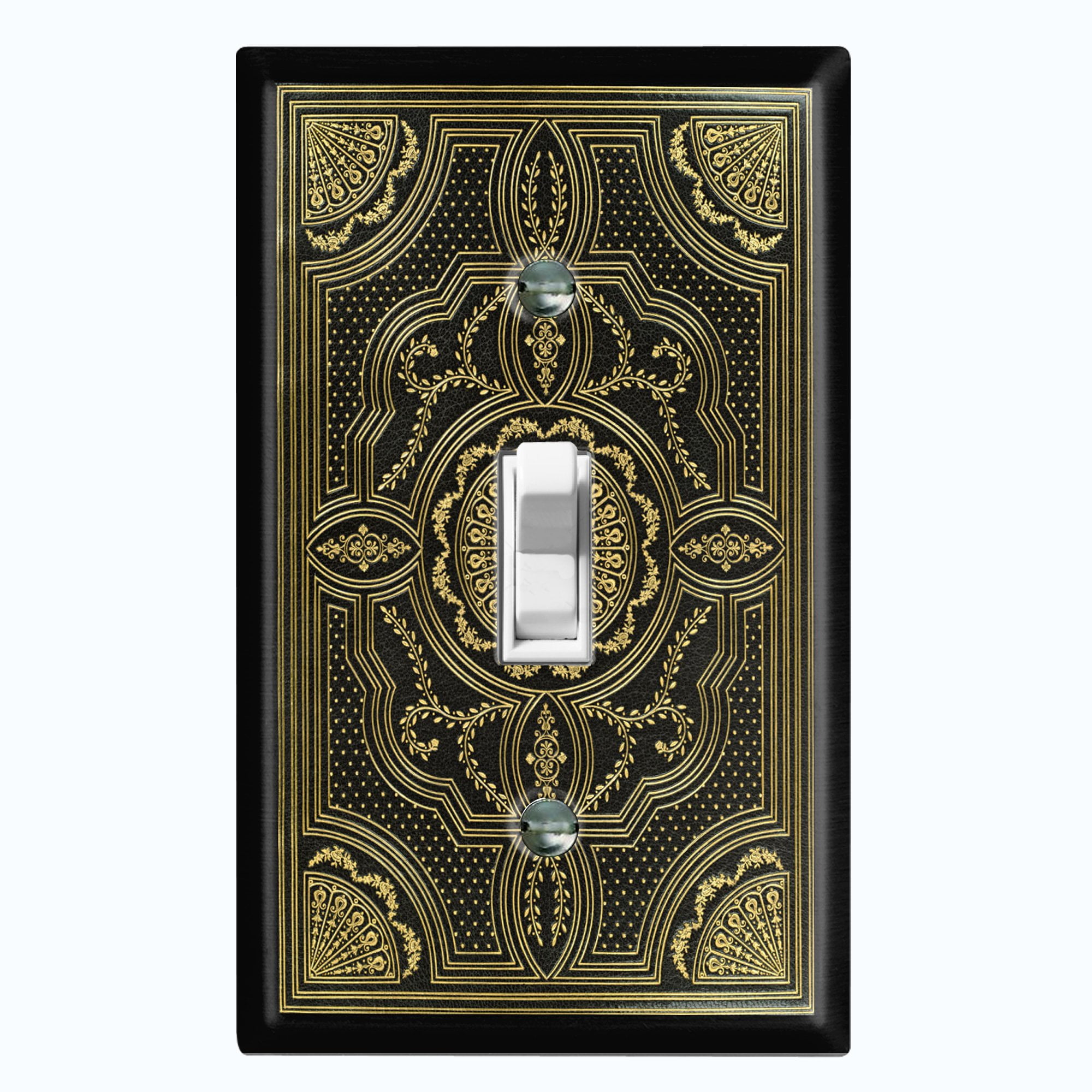 Metal Light Switch Plate Cover Elegant Victorian Floral Harisen Fan ...