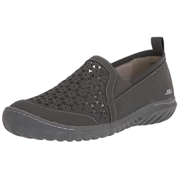 JBU by Jambu Women's Bellflower Loafer Flat, Charcoal, 6 - Walmart.com
