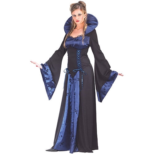 Vampiress Blue Adult Halloween Costume - Walmart.com