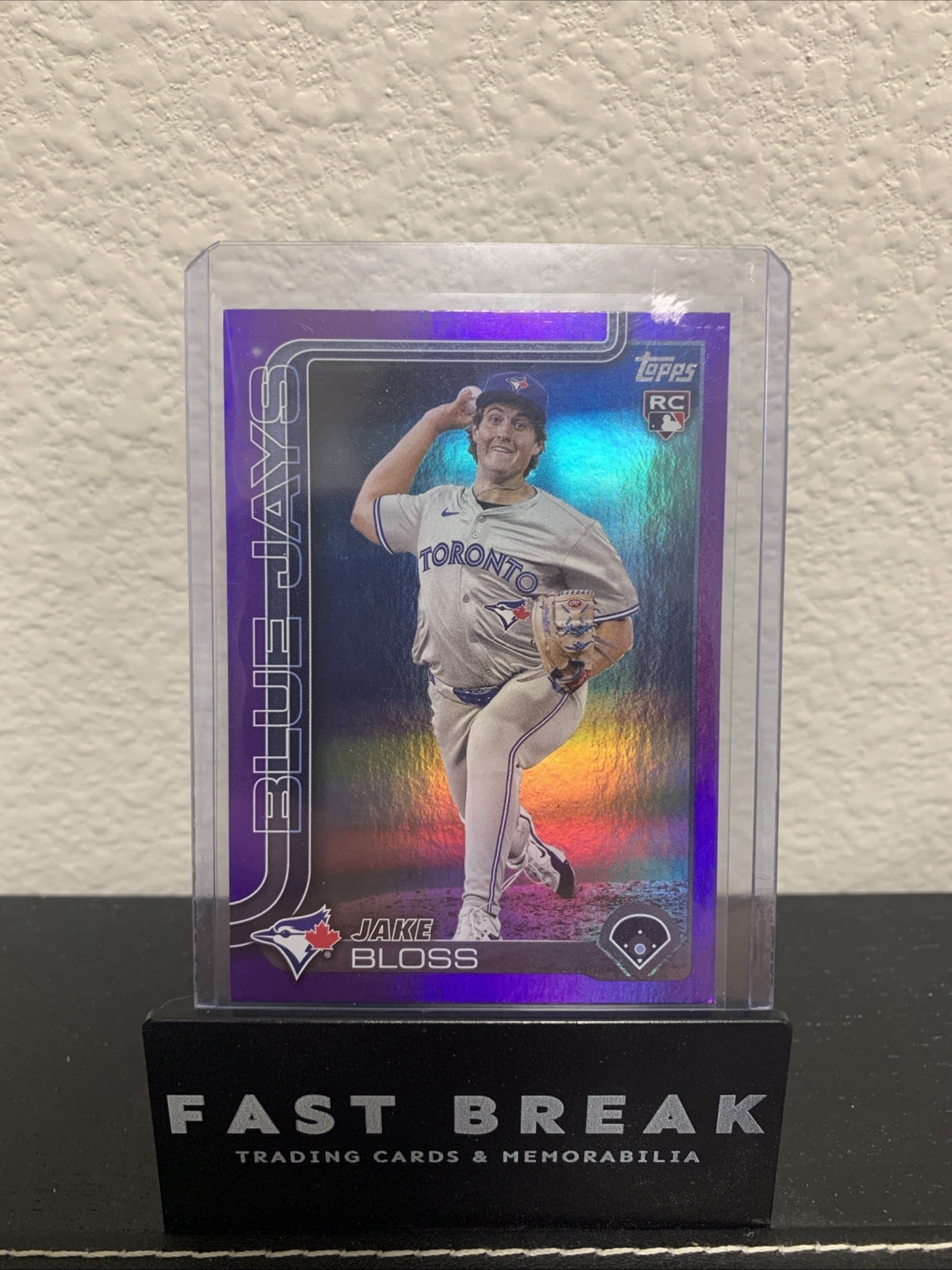 2025 Topps Jake Bloss #63 Purple Foil Parallel/Variety Rookie Base Set ...