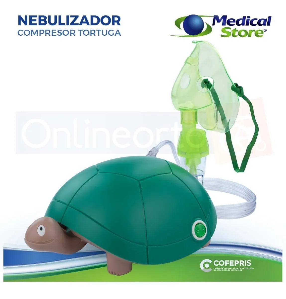 Nebulizador Compresor Tortuga Medical Store Medical Store CN 161 ...