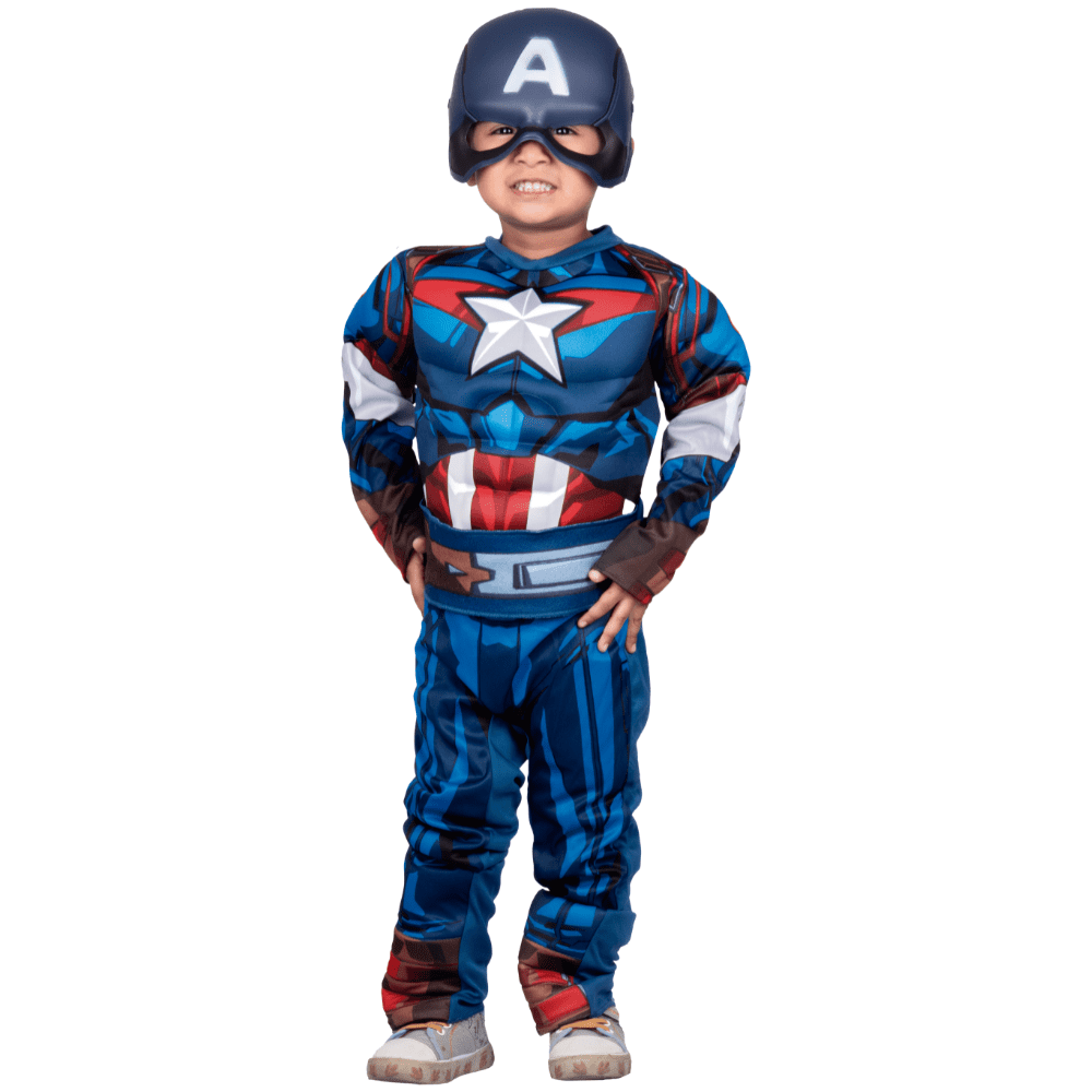 Disfraz Capitán América Marvel Avengers superhéroe niño | Bodega ...