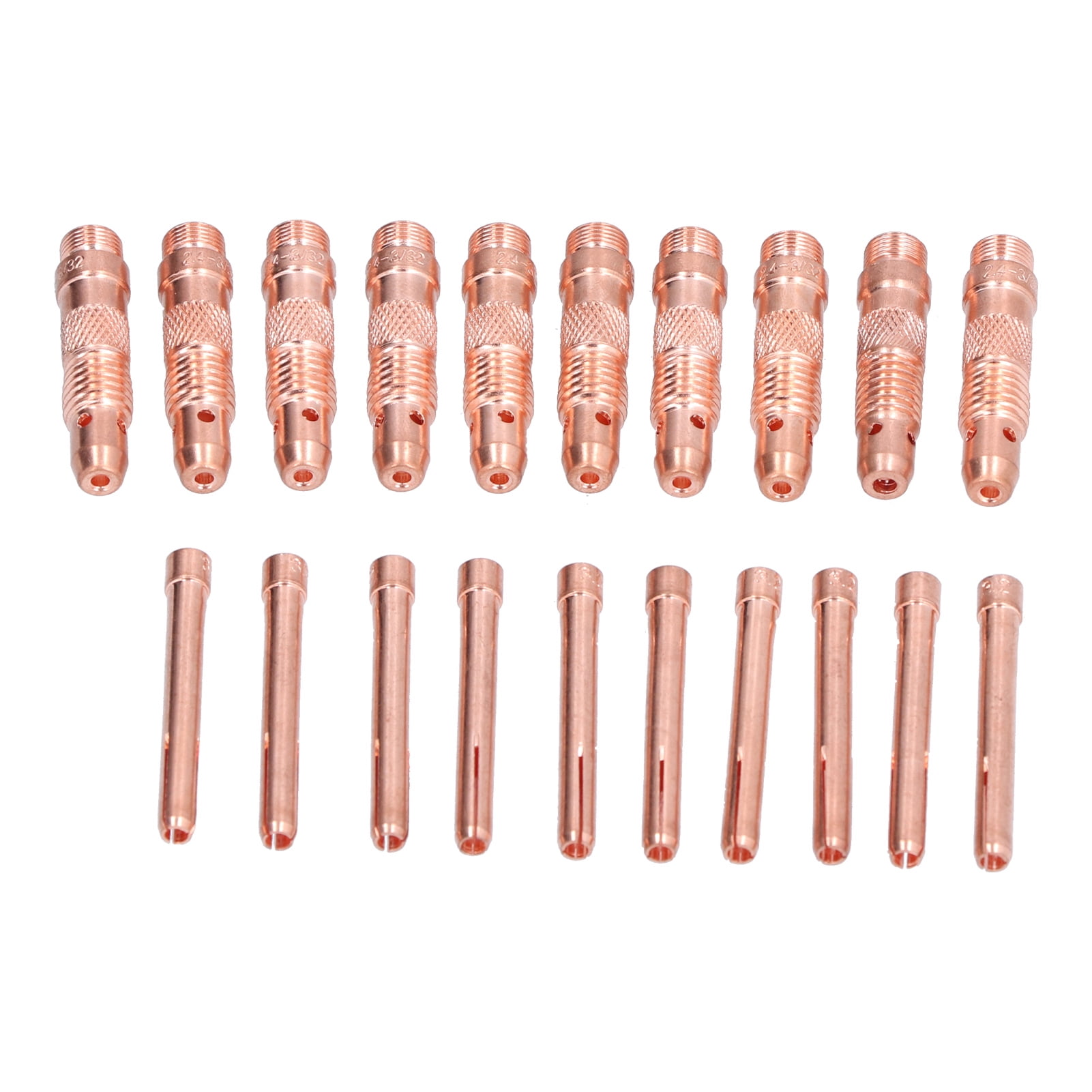 Collet Body, Argon Arc TIG Gas Lens Collet Body Tungsten Electrode Clip ...