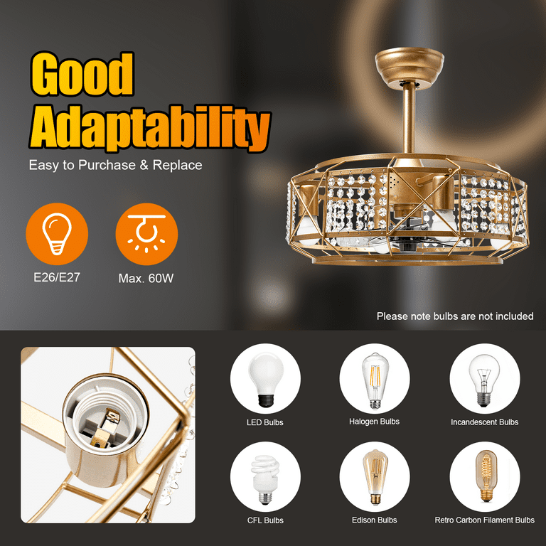 Ceiling Fan With Halogen Spotlights | Shelly Lighting