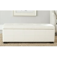 Chic Home Dalfon PU Leather Pearl Storage Bench - Walmart.com