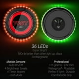 TOSY Flying Disc - 108 RGB Multicolor LEDs, Super Bright, Smart Modes ...