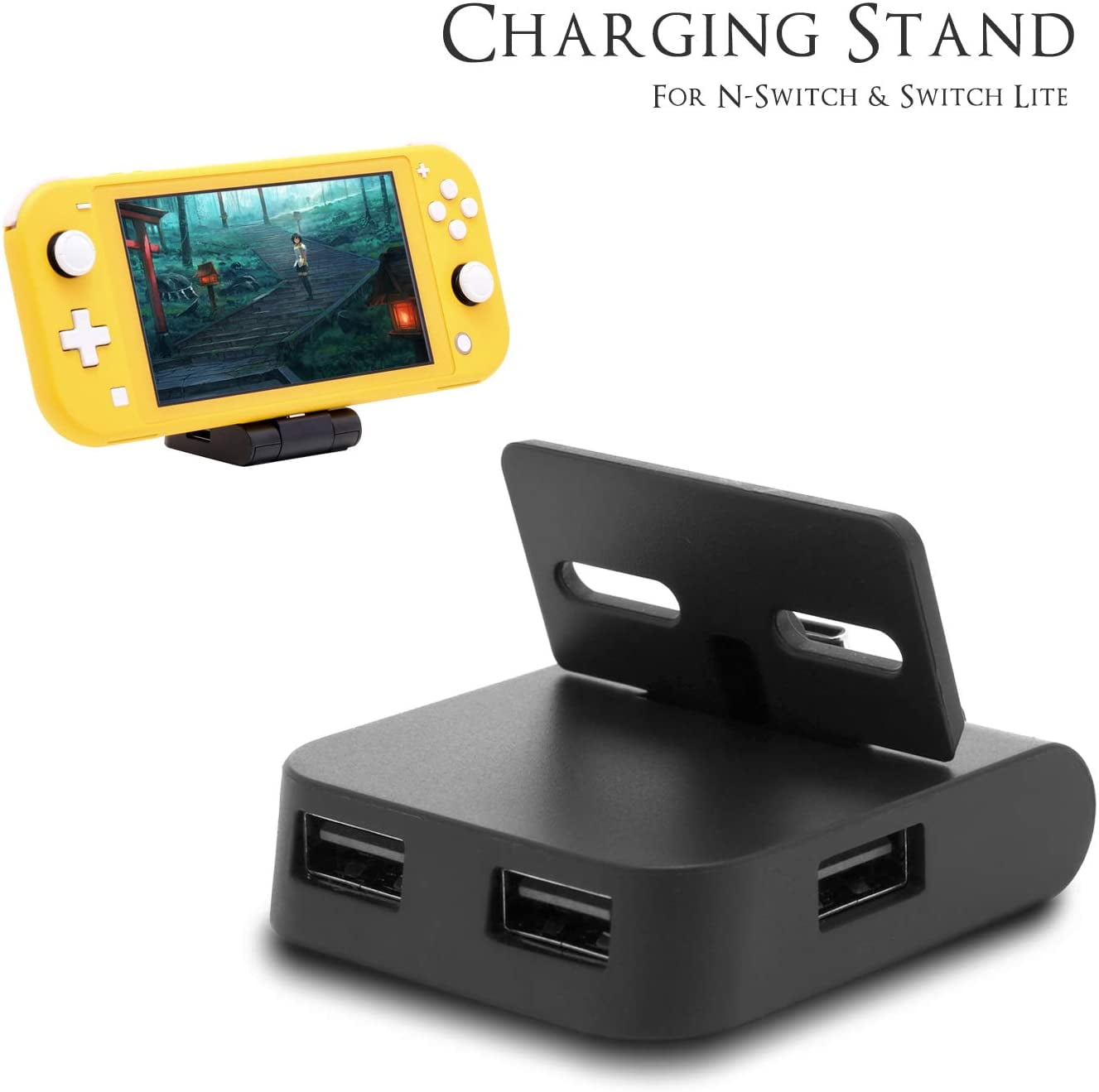 Charging Dock for Nintendo Switch Lite, Mini Portable Charging Station ...