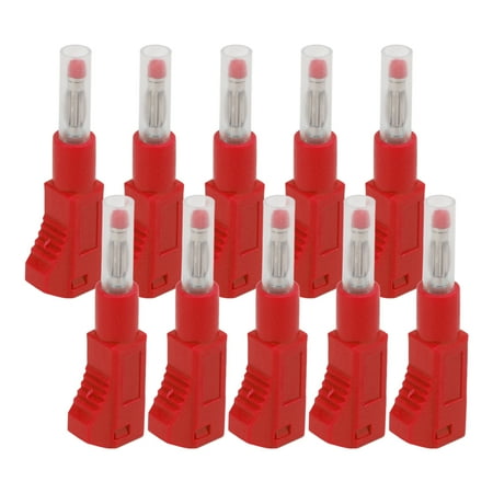 Stackable Banana Plug, Retractable Speaker Wire Plug 4mm PE Sheath For ...