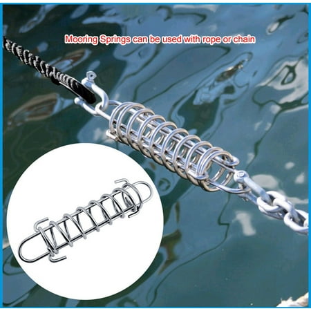 304 Stainless Steel 5mm Boat Anchor Dock Spring Cable Tension Dog Tie ...