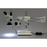 AmScope 60-LED Microscope Ring Light Illuminator with Adapter and ...