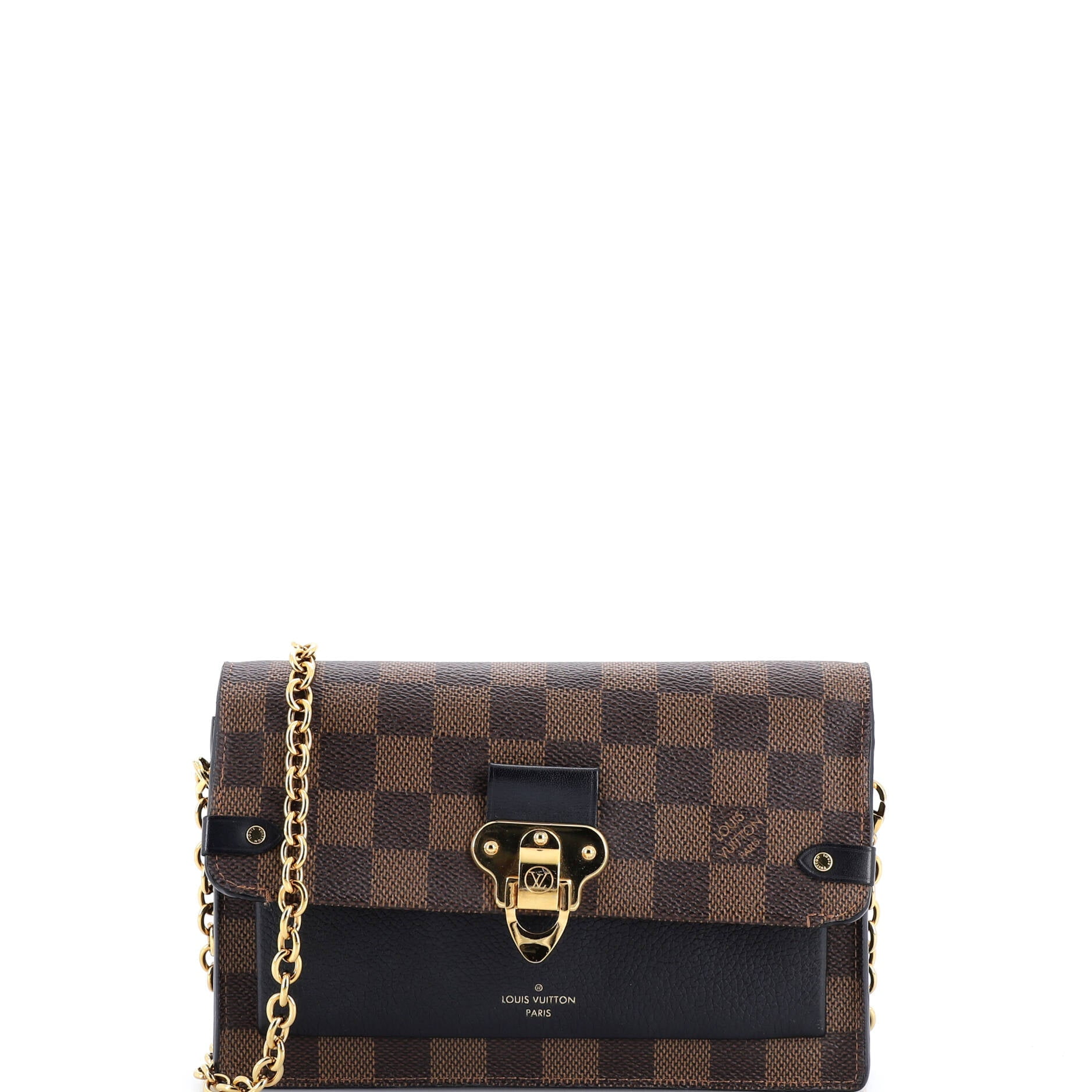 Pre-Owned Vavin Chain Wallet NM Damier with Leather By Rebag - Walmart.com