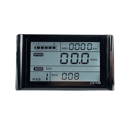 Ebike SW900 LCD Display Control Electric Bicycle Speed Meter Plug ...