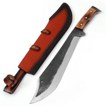 Swiss Tech Machete 18-inch Sawtooth with Titanium-Coated Stainless ...