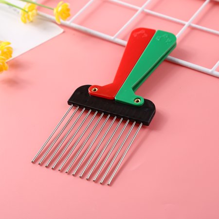 Kavoc Foldable Metal Wide Teeth Salon Comb Afro Detangle Pick Comb Hair ...