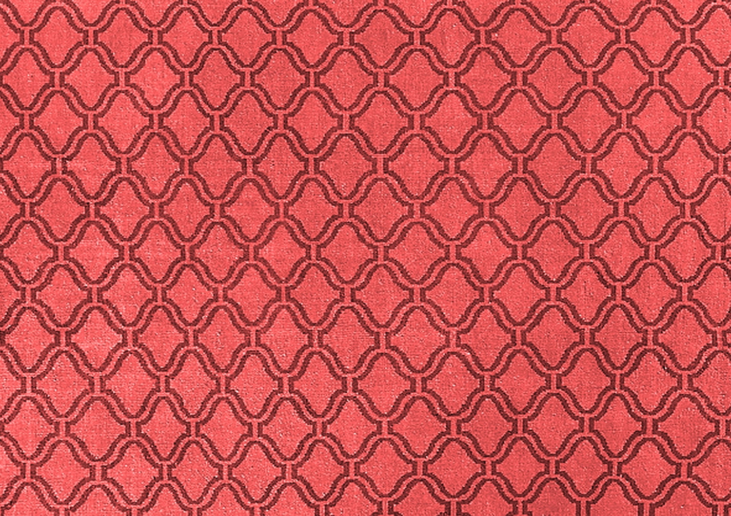 Ahgly Company Indoor Rectangle Trellis Red Modern Area Rugs, 2' x 3 ...