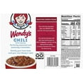 Wendy's Canned Chili with Beans 15 oz Pack, Hearty Beef and Protein ...