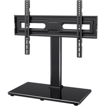 MountFTV Universal Swivel TV Stand with Power Outlet for 32-80 inch TVs ...