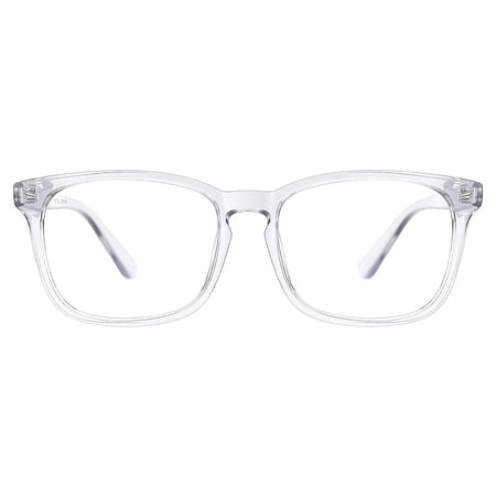 TIJN Blue Light Blocking Glasses for Women Men Clear Frame Square Nerd ...