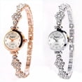 Women's Diamond Accented Bangle Watch Luxury Fashion Diamond Hollow ...