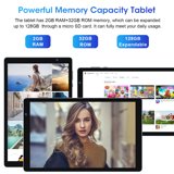 WeTap 10 inch Android 12 Tablet, 2GB RAM, 32GB Storage, WIFI 6, Dual ...