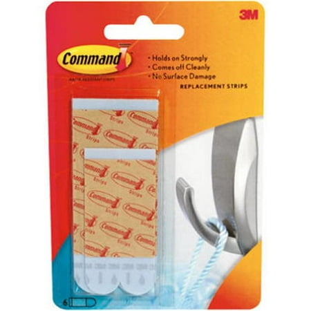 3M command 17615B Water-Resistant Replacement Strips, Medium and Large ...