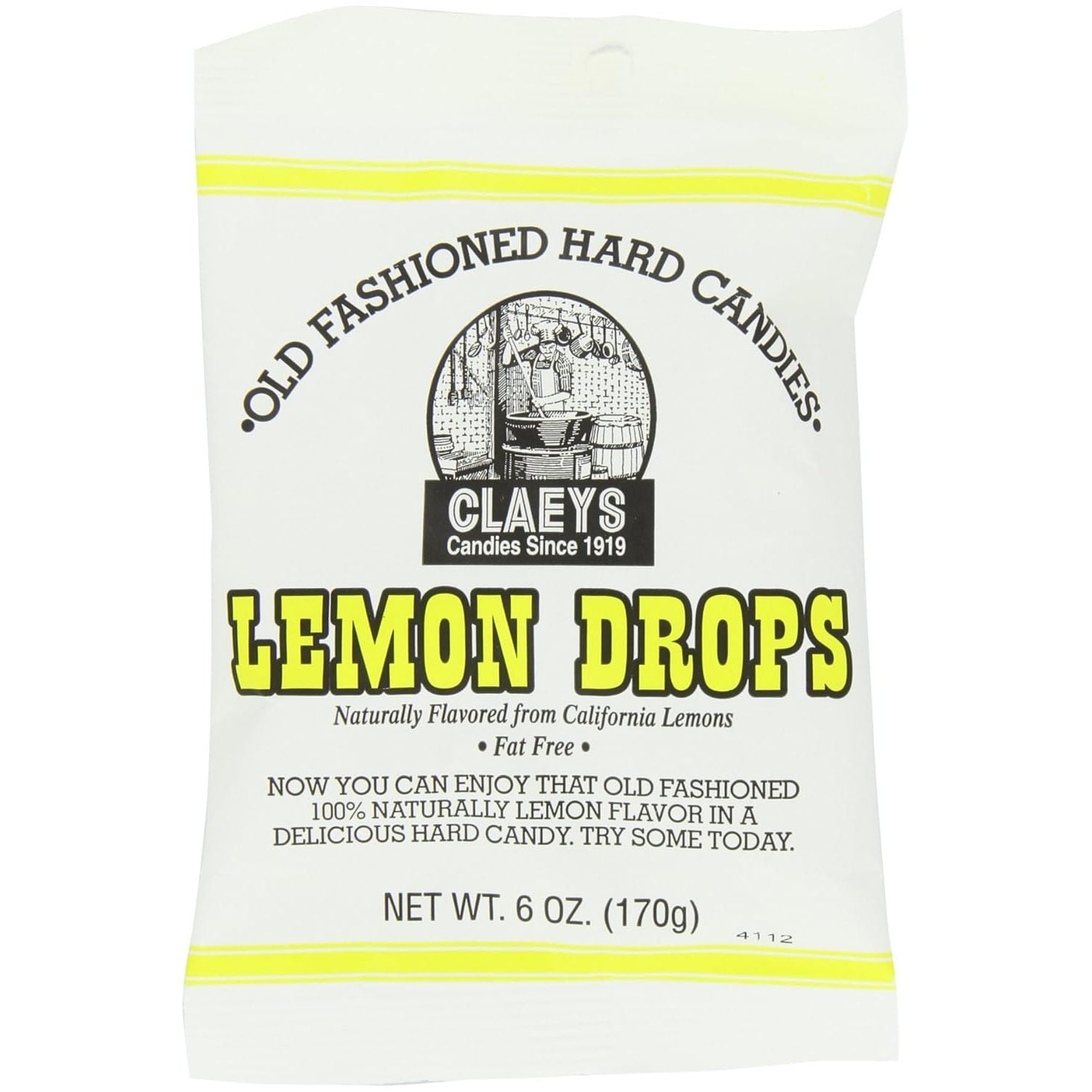 Claey's Candies Lemon Drops - Old Fashioned Hard Candy - 100 Percent ...