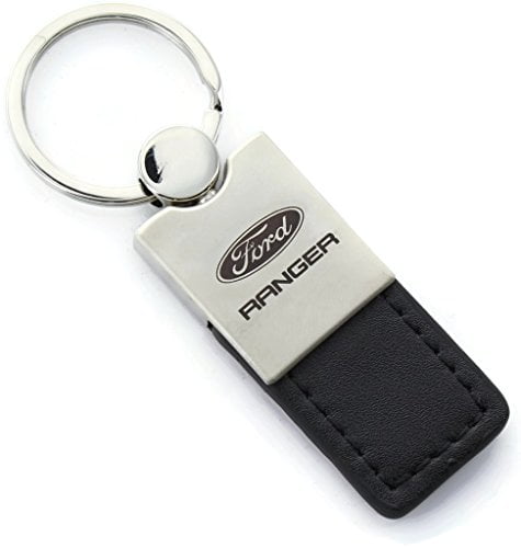 Ford Ranger Keychain & Keyring - Duo Premium Black Leather - Walmart.com