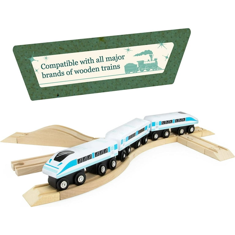 Daron Amtrak Wooden Train Set 20 Pieces, 48% OFF