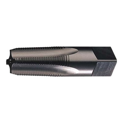 Cleveland Semi-Bottoming Taper Pipe Tap, 1/8-27, NPT Thread, 4 Flutes ...