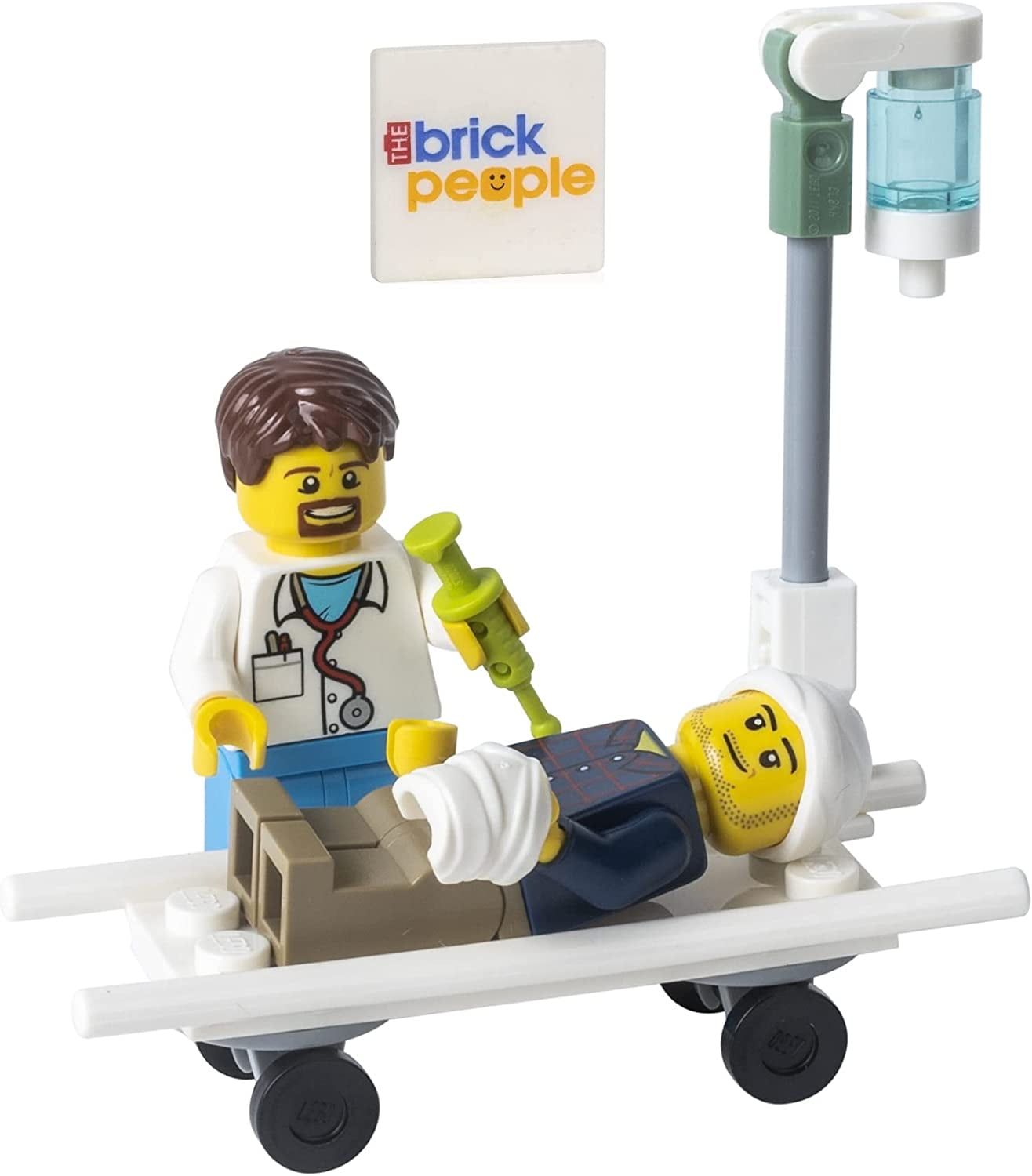 LEGO City: Doctor and Patient with Stretcher Bed and IV - Walmart.com