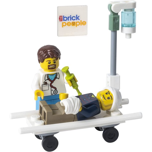 LEGO City: Doctor and Patient with Stretcher Bed and IV - Walmart.com