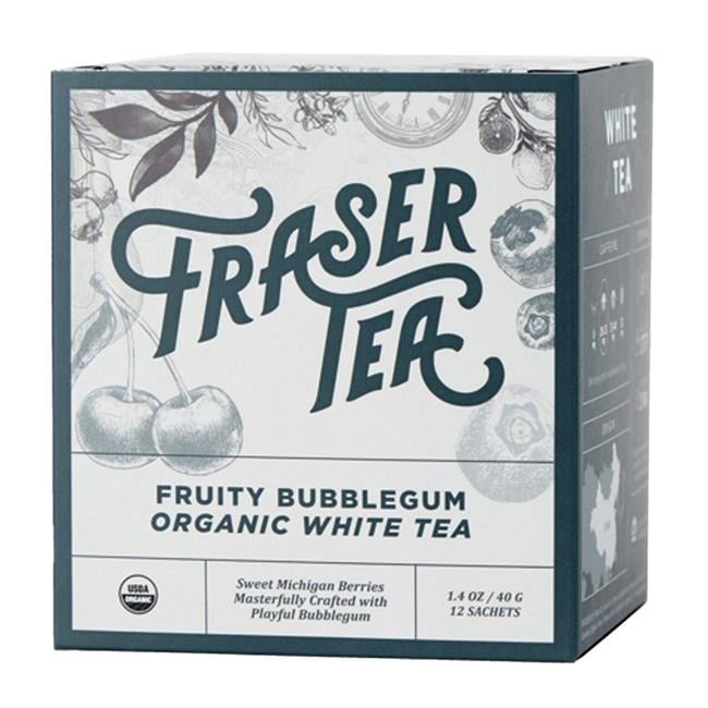 Fraser Tea KHFM00321070 Tea Fruit Bubblegum Organic, White - 1.4 oz ...