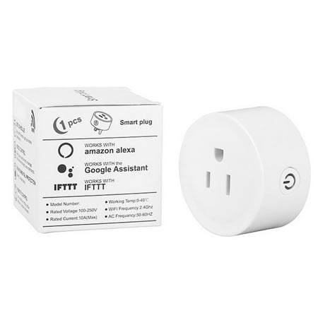 Smart Socket WiFi Wireless Remote Control Outlet Timer Mini Plastic 2 ...