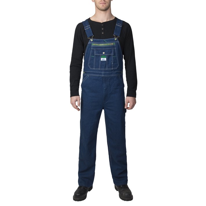 Big Men's 100% Cotton Rigid Denim Bib Overall - Walmart.com