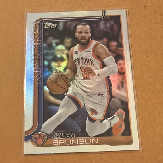 2025-26 Topps Jalen Brunson #14 Holofoil Parallel/Variety Base Set ...