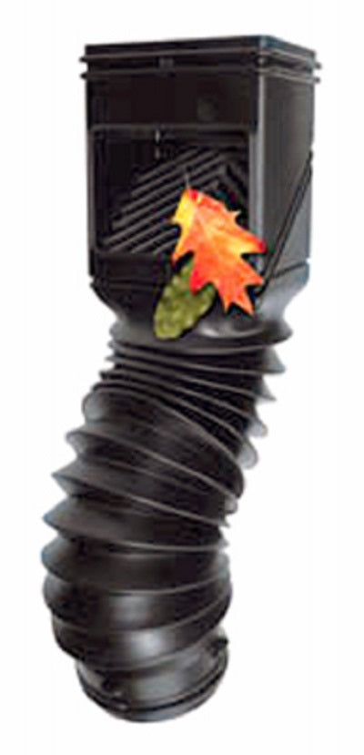 Amerimax 4400 18 Inch Black Flex Grate PVC Downspout Filter - Quantity ...