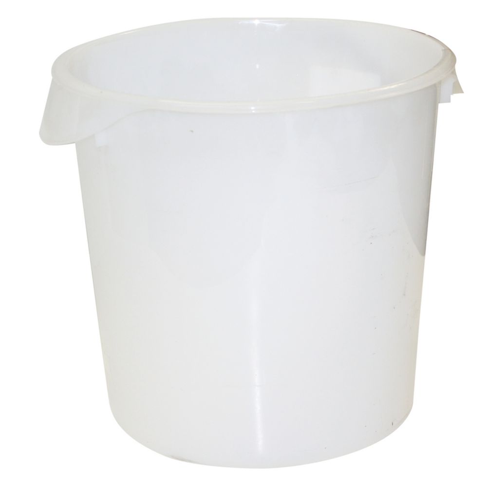 RUBBERMAID Round Storage Container,18 qt,Lid 1GAF5 FG572700WHT ...